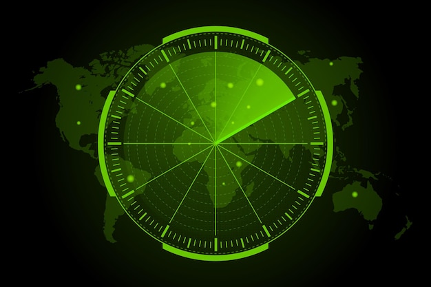Premium Vector | Vector green radar with targets in action hud radar ... Premium Vector | Vector green radar with targets in action hud radar ...