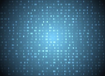 Premium Vector | Vector hexadecimal code blue background. Big data and programming hacking, deep ...