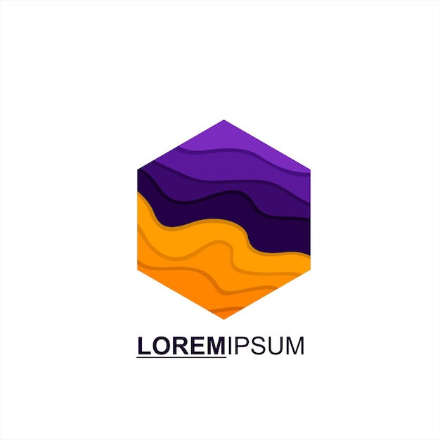 Premium Vector | Vector hexagon gradient logo colorful Premium Vector | Vector hexagon gradient logo colorful