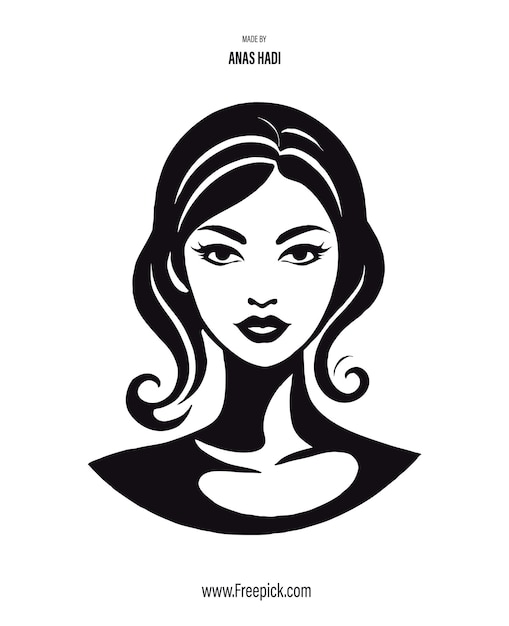 Premium Vector | Vector icon of a woman Premium Vector | Vector icon of a woman