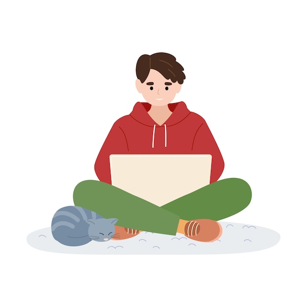 Premium Vector | Vector illustration of boy Premium Vector | Vector illustration of boy