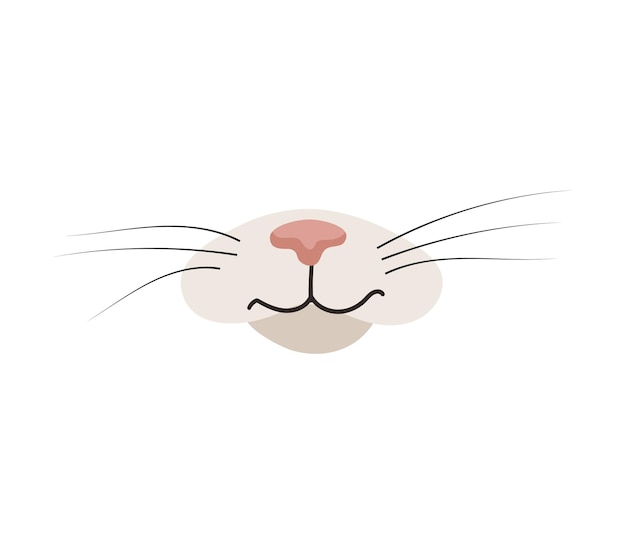 Premium Vector Vector Illustration Of Cat Nose