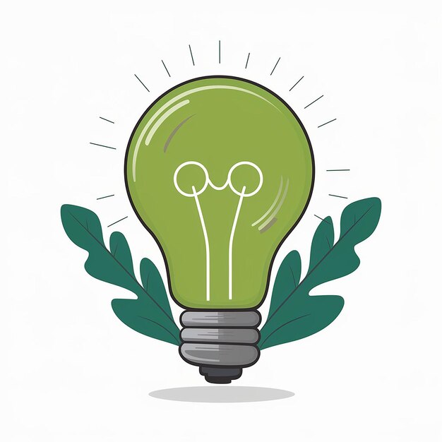 Premium Vector | Vector Illustration Flat Style Light Bulb Design Premium Vector | Vector Illustration Flat Style Light Bulb Design