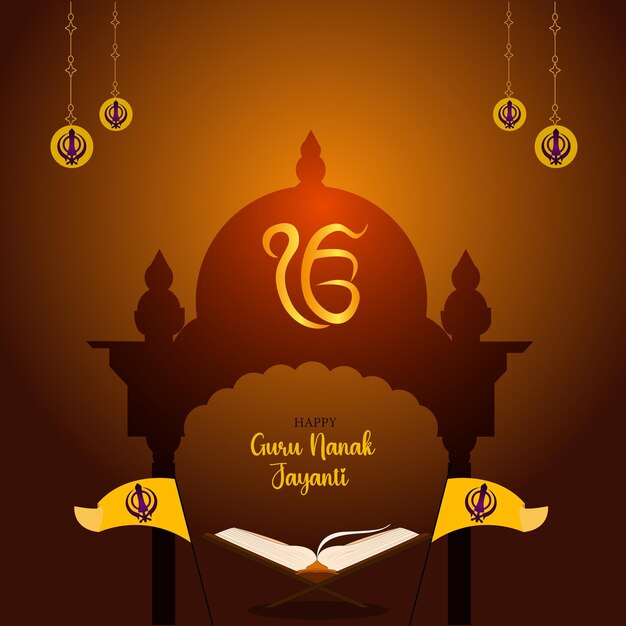 Premium Vector | Vector illustration Guru Nanak Jayanti Birthday ... Premium Vector | Vector illustration Guru Nanak Jayanti Birthday ...