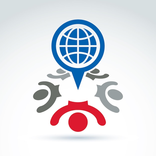 Premium Vector | Vector illustration of an international meeting ... Premium Vector | Vector illustration of an international meeting ...