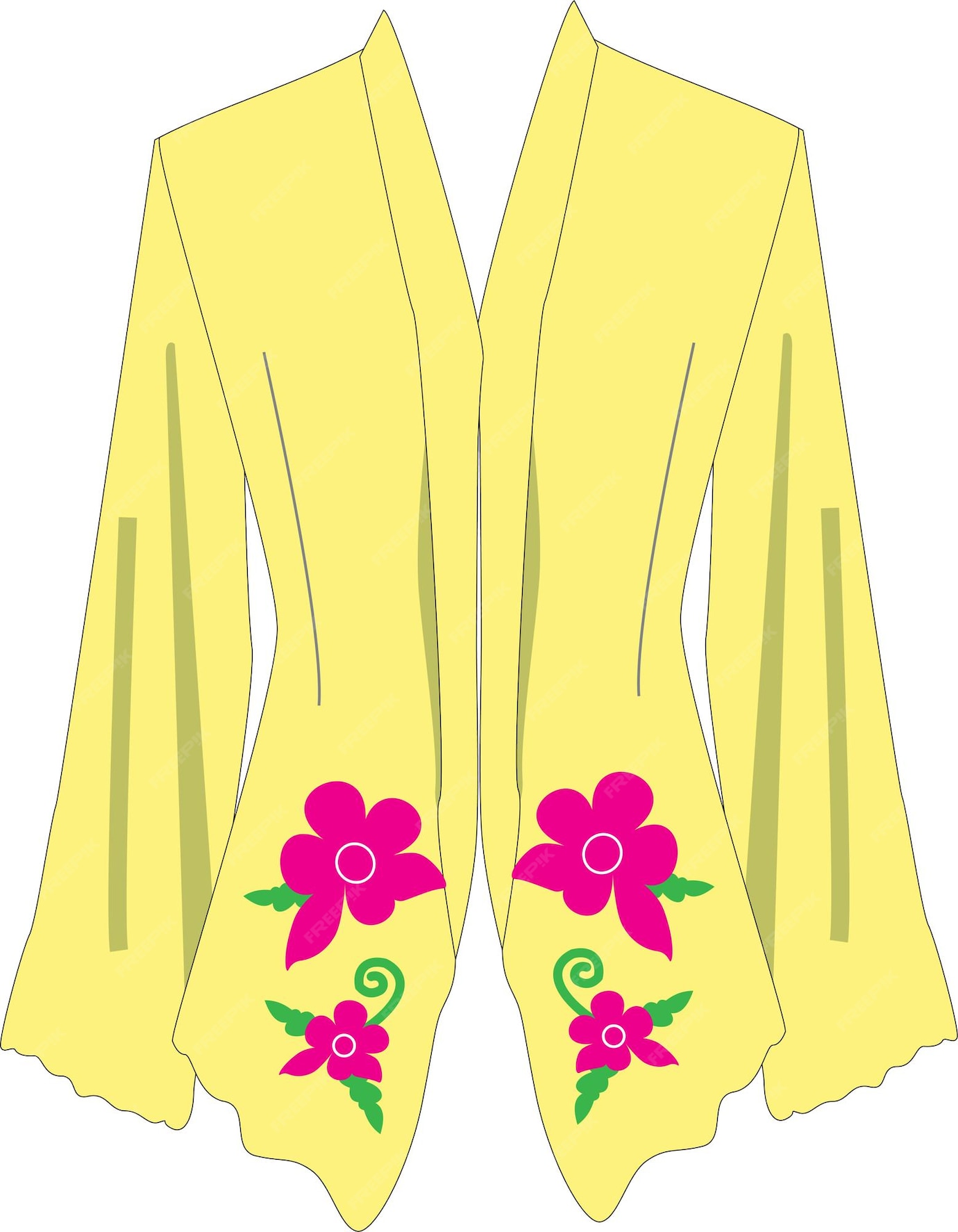 Premium Vector | Vector illustration of kebaya nyonya or peranakan ... Premium Vector | Vector illustration of kebaya nyonya or peranakan ...