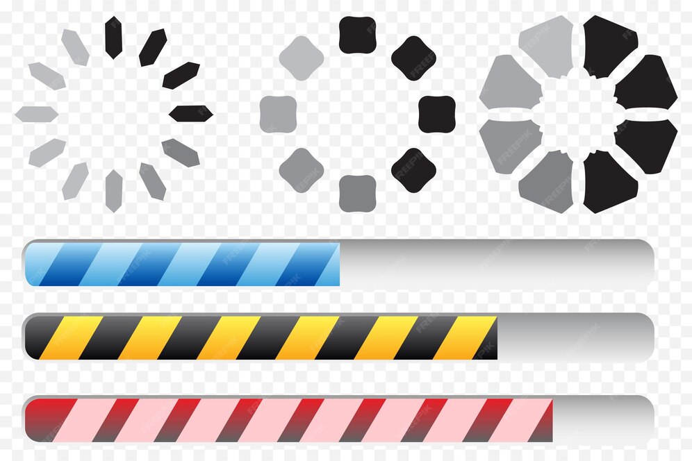 Premium Vector | Vector Illustration of Loading Bars and Progress ...