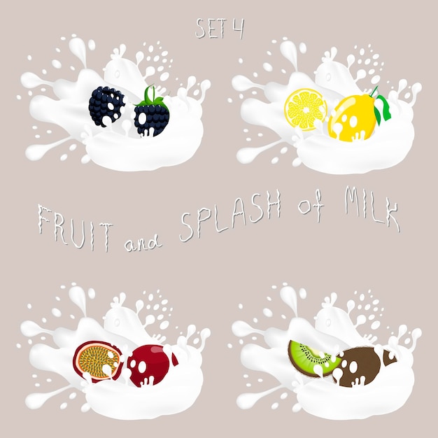Premium Vector | Vector illustration for set ripe fruits Premium Vector | Vector illustration for set ripe fruits