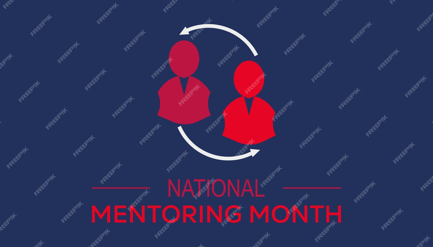 Premium Vector Vector Illustration On The Theme Of National Mentoring
