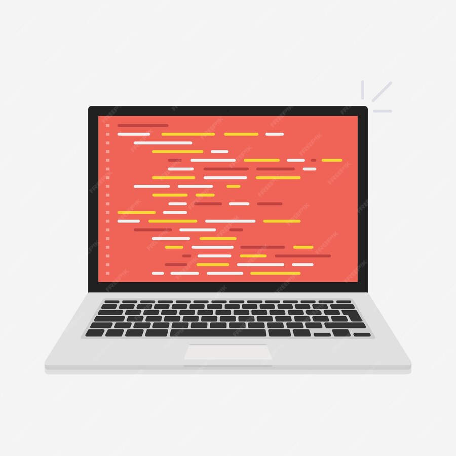 Premium Vector | Vector laptop coding concept. web developer, design ...