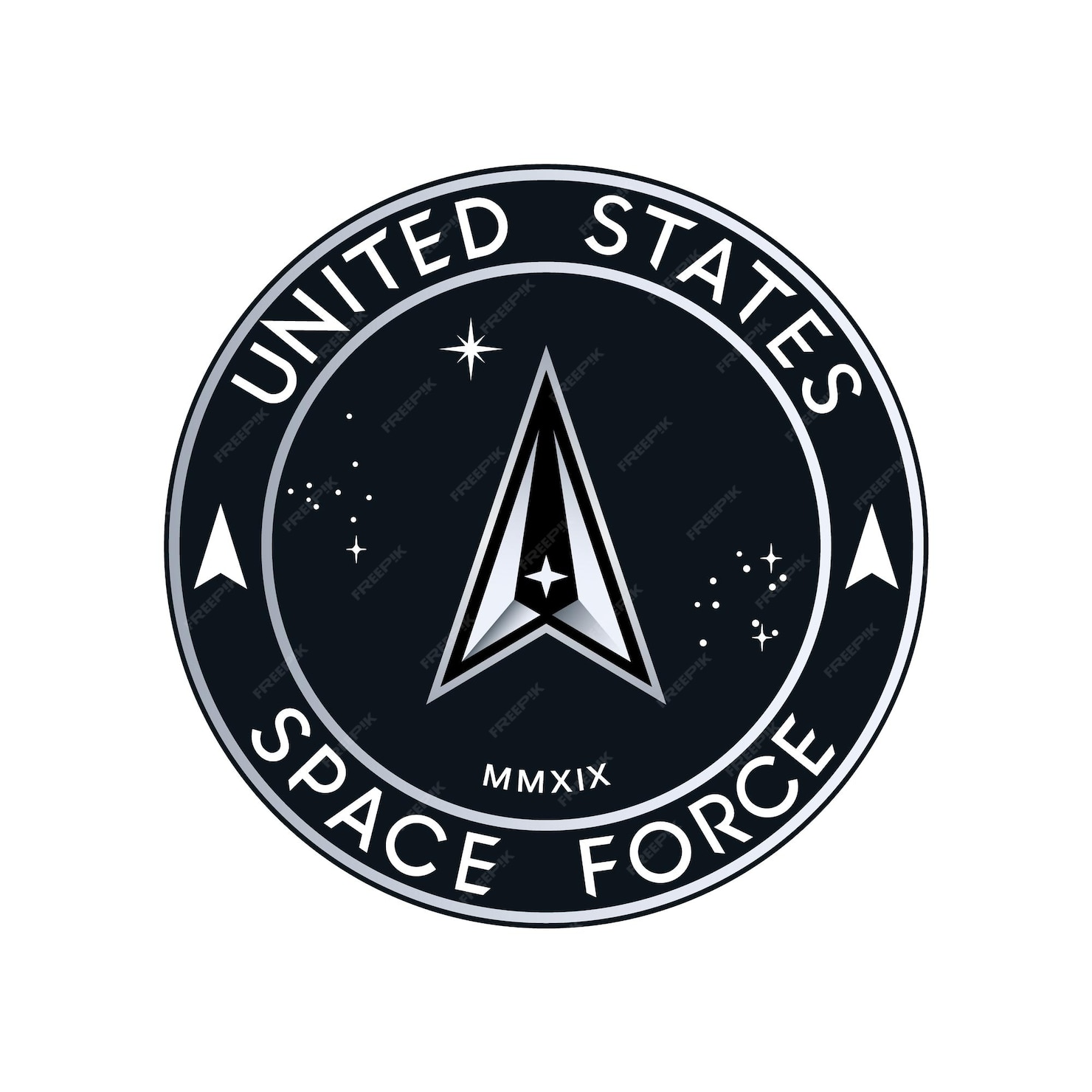 Premium Vector | Vector logo and seal of the United States Space Force USSF Premium Vector | Vector logo and seal of the United States Space Force USSF