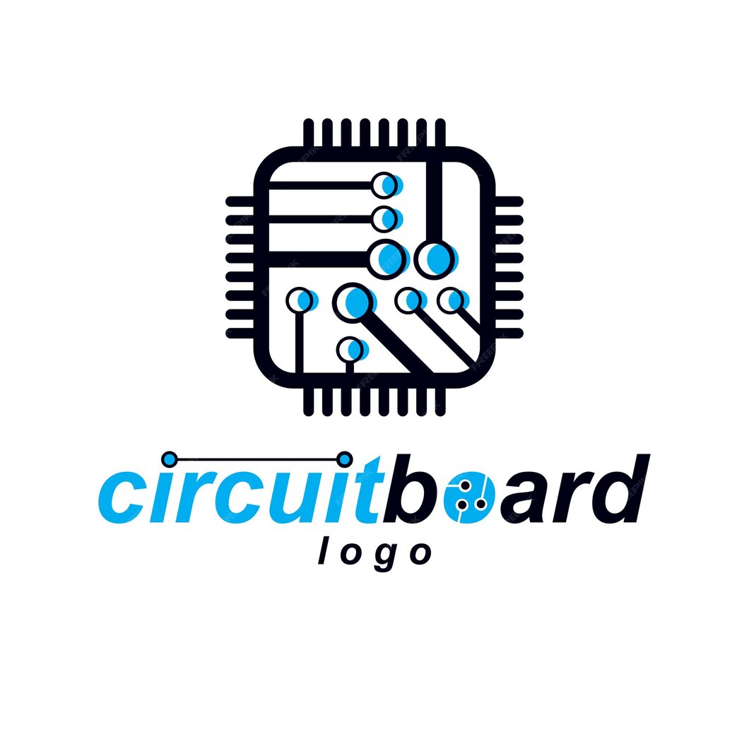 Premium Vector Vector Microchip Design Cpu Information Communication Technology Element