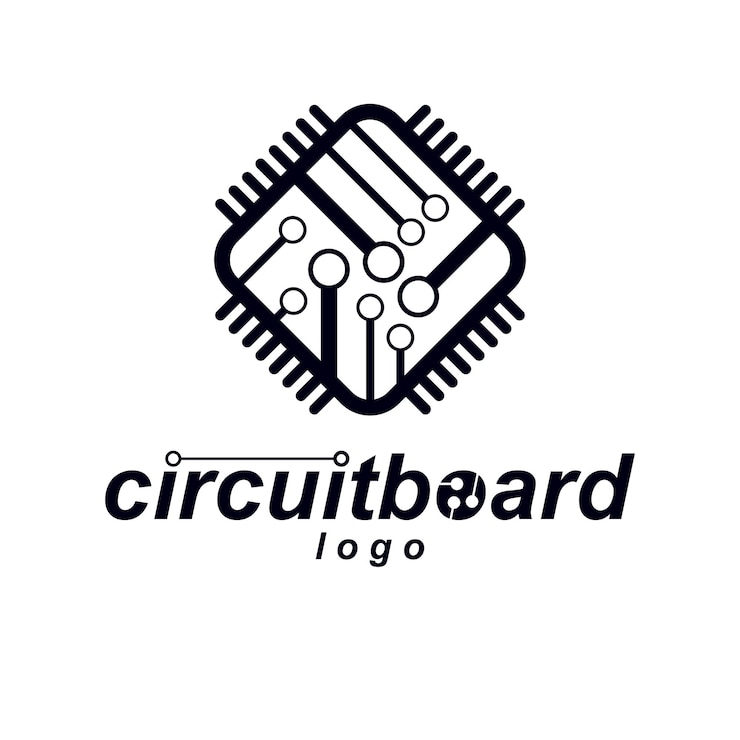 Premium Vector Vector Microchip Design Cpu Information