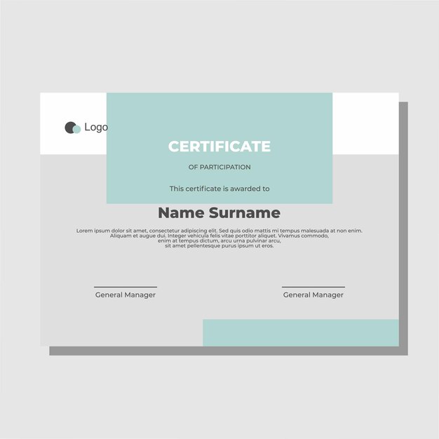 Premium Vector | Vector modern elegant certificate template suitable ... Premium Vector | Vector modern elegant certificate template suitable ...
