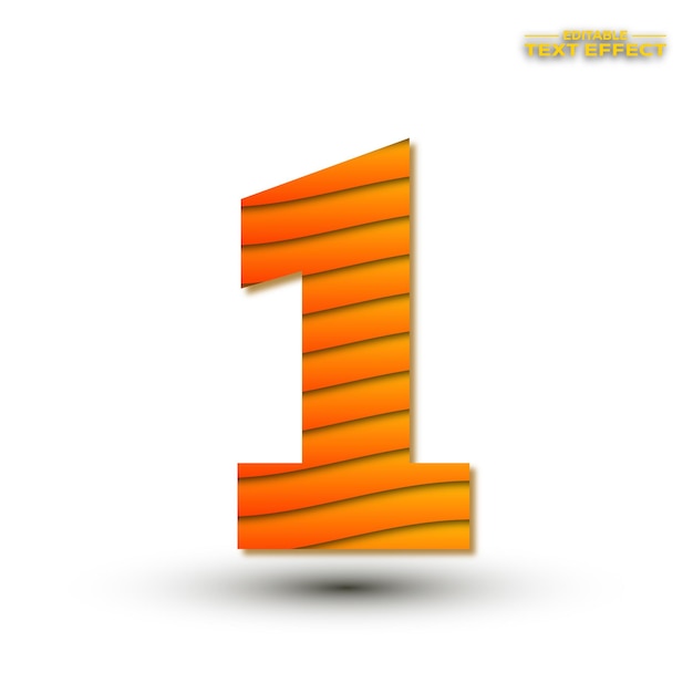 Premium Vector | Vector number 1 colorful gradient design Premium Vector | Vector number 1 colorful gradient design