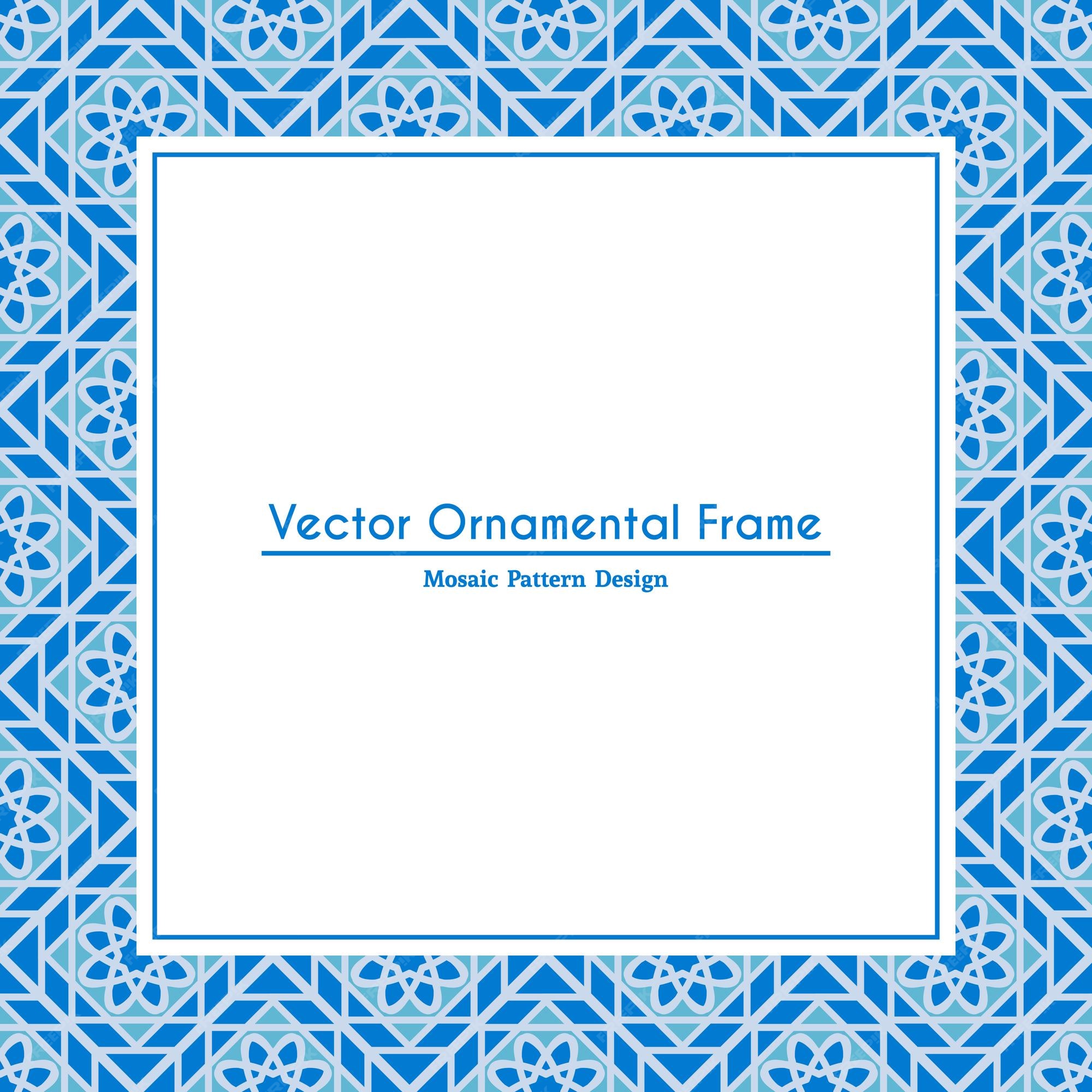 Premium Vector | Vector ornamental decorative frame Premium Vector | Vector ornamental decorative frame