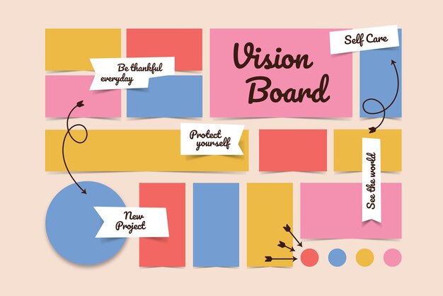 Premium Vector Vector Photo Collage Template Moodboard Pictures Grids