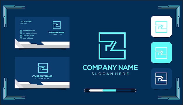 Premium Vector | Vector pl monogram logo template Premium Vector | Vector pl monogram logo template