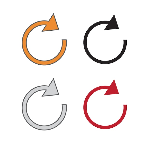 Premium Vector | Vector reload button icon design Premium Vector | Vector reload button icon design