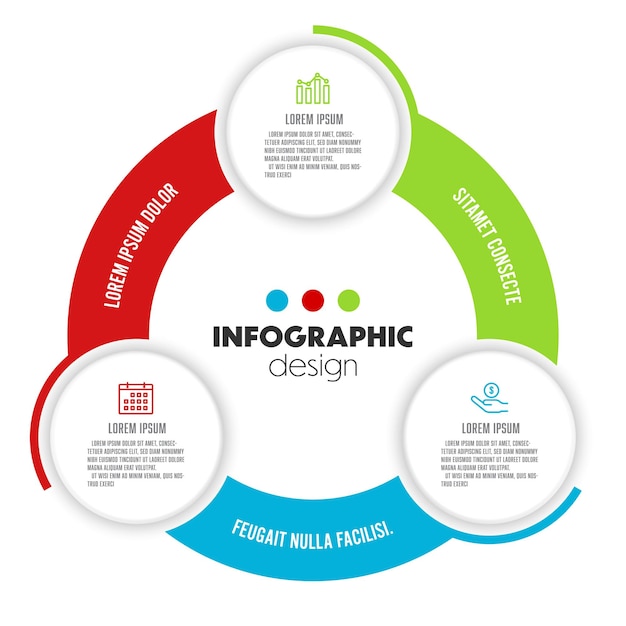 Premium Vector | Vector round pie chart infographic for business ... Premium Vector | Vector round pie chart infographic for business ...