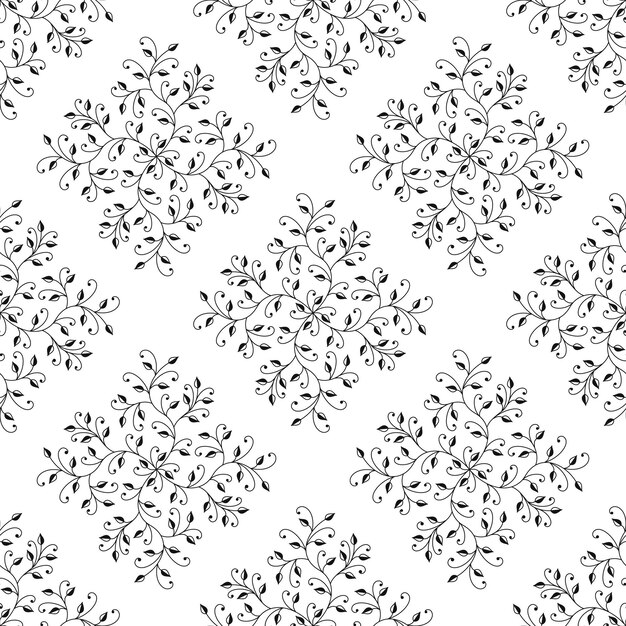 Premium Vector Vector Seamless Pattern Abstract Pattern On A White