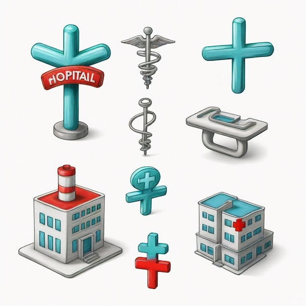Premium Vector | Vector Set Isometric 3D White Background Premium Vector | Vector Set Isometric 3D White Background