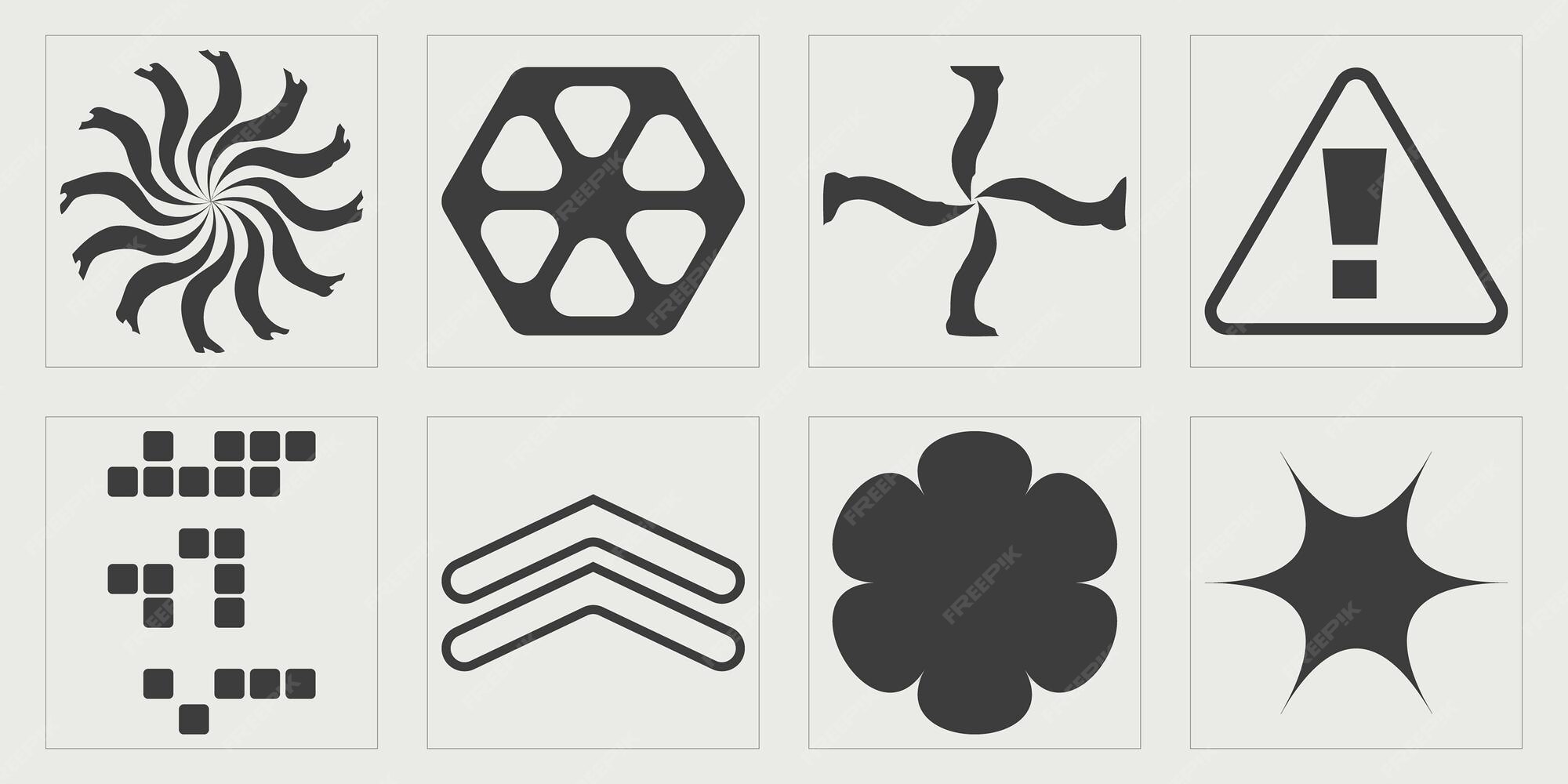 Premium Vector | Vector set of y2k large set of retro objects for design objects in y2k style