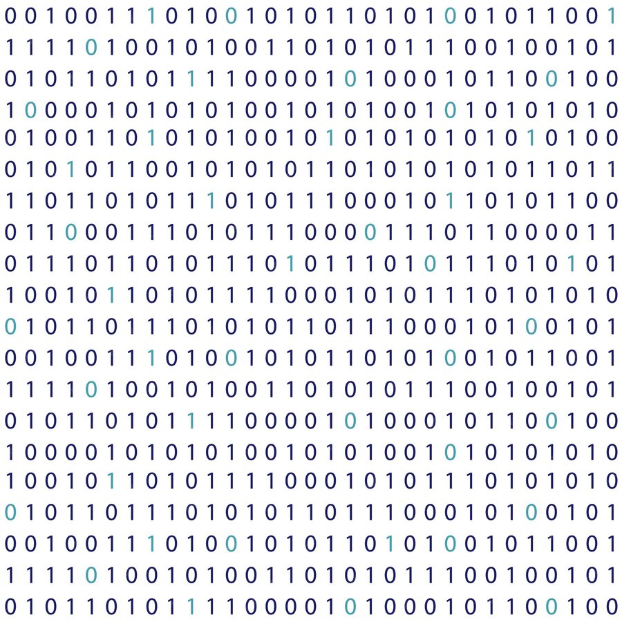 Premium Vector | Vector streaming binary code background for Big Data ...