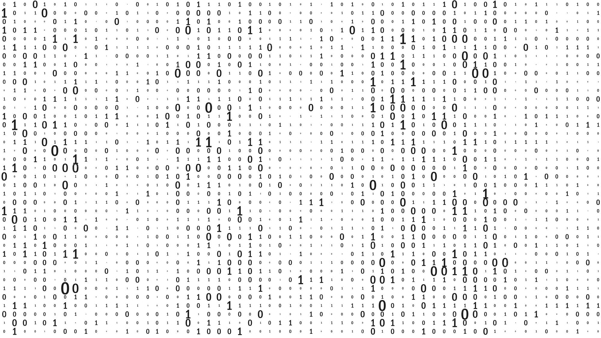 Premium Vector Vector Streaming Binary Code Background Matrix 1336