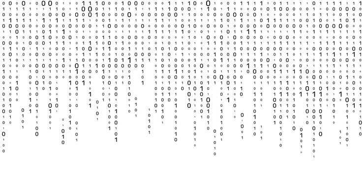 Premium Vector | Vector streaming binary code background Matrix background with numbers 10 ...