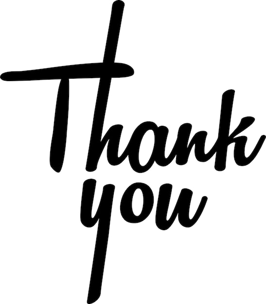 Premium Vector | Vector thank you lettering Premium Vector | Vector thank you lettering