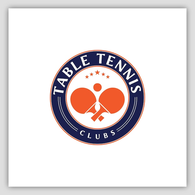 Premium Vector | Vector two crossed ping pong rackets and ball emblem Premium Vector | Vector two crossed ping pong rackets and ball emblem