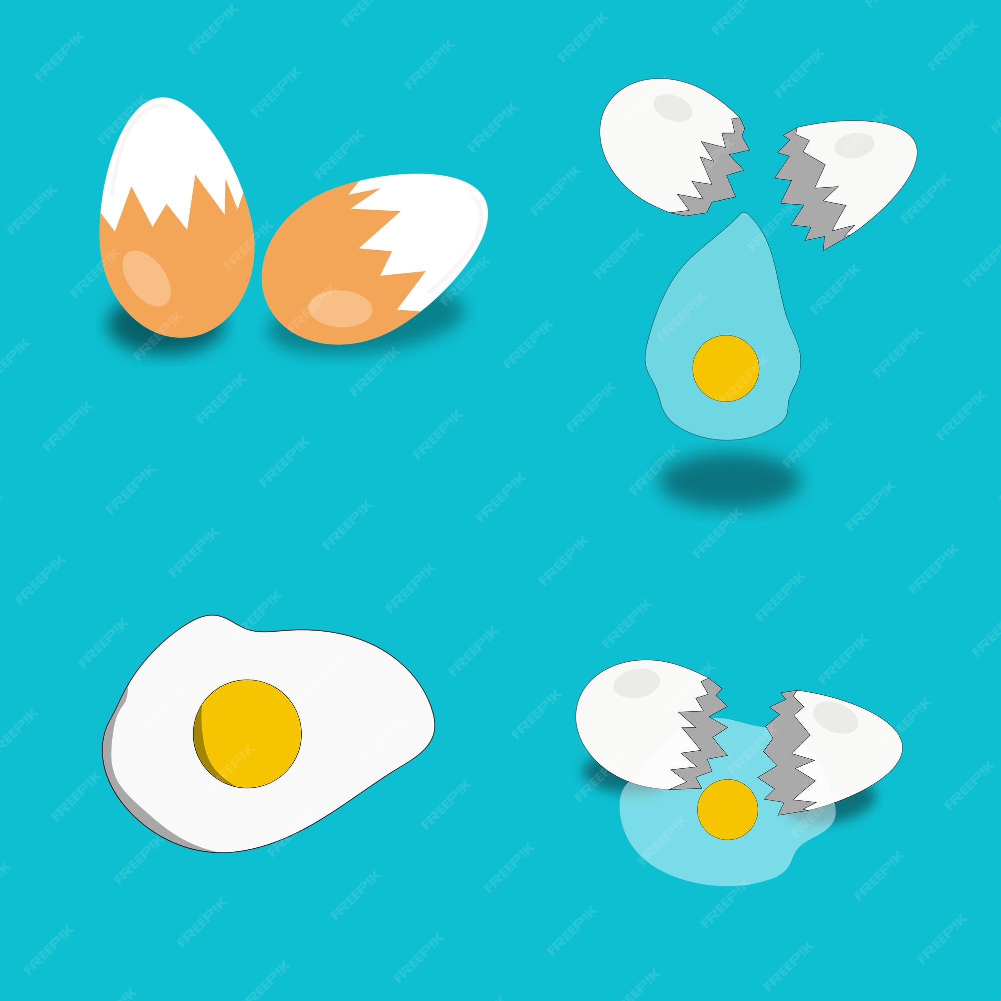 Premium Vector | Vector various shapes of eggs Premium Vector | Vector various shapes of eggs
