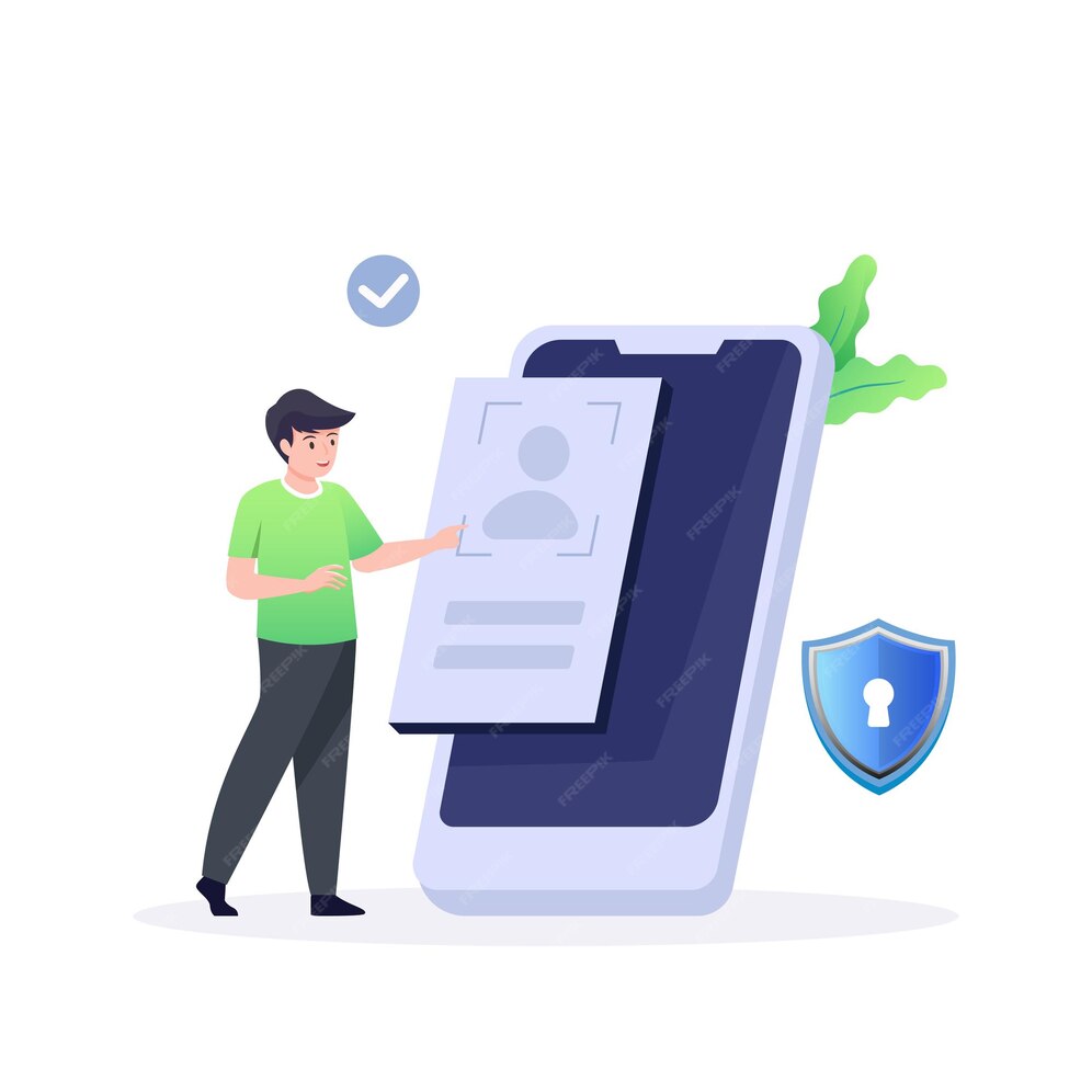 Premium Vector | Verification pin code security code message ...