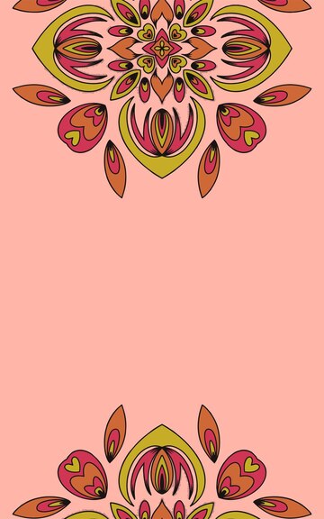 Premium Vector | Vertical background design with mandala pattern Premium Vector | Vertical background design with mandala pattern