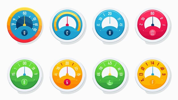 Premium Vector | Vibrant Meter Mix Icon in Vector Design Premium Vector | Vibrant Meter Mix Icon in Vector Design