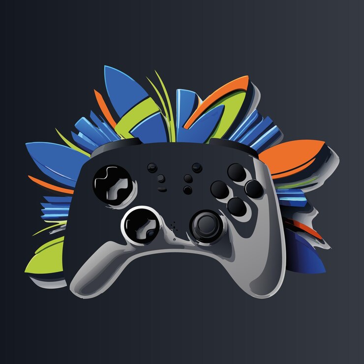 Video game controller vector design for tshirt | Premium AI-generated ... Video game controller vector design for tshirt | Premium AI-generated ...