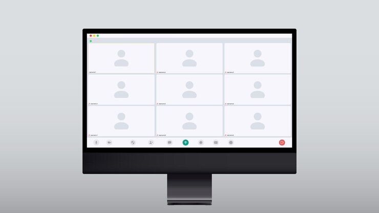 Premium Vector | Videocall interface screen vector template web chat ui ...