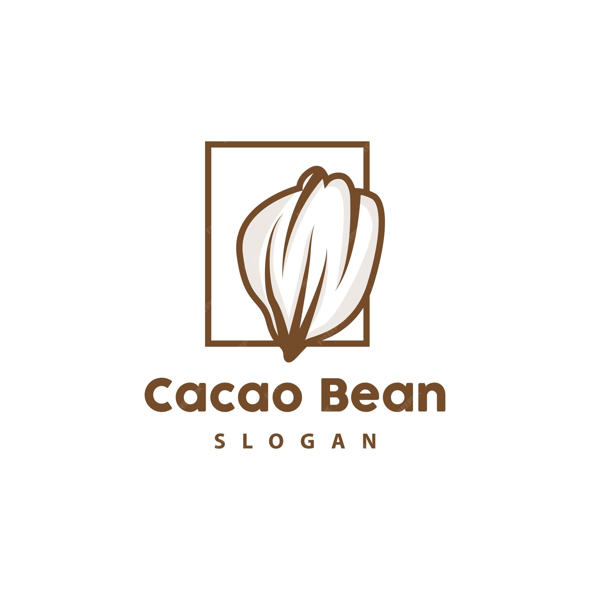 Premium Vector | Vintage cacao logo cocoa fruit plant logo chocolate ... Premium Vector | Vintage cacao logo cocoa fruit plant logo chocolate ...
