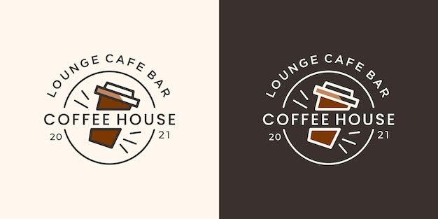 Premium Vector | Vintage retro logos and classic coffee shop house ... Premium Vector | Vintage retro logos and classic coffee shop house ...