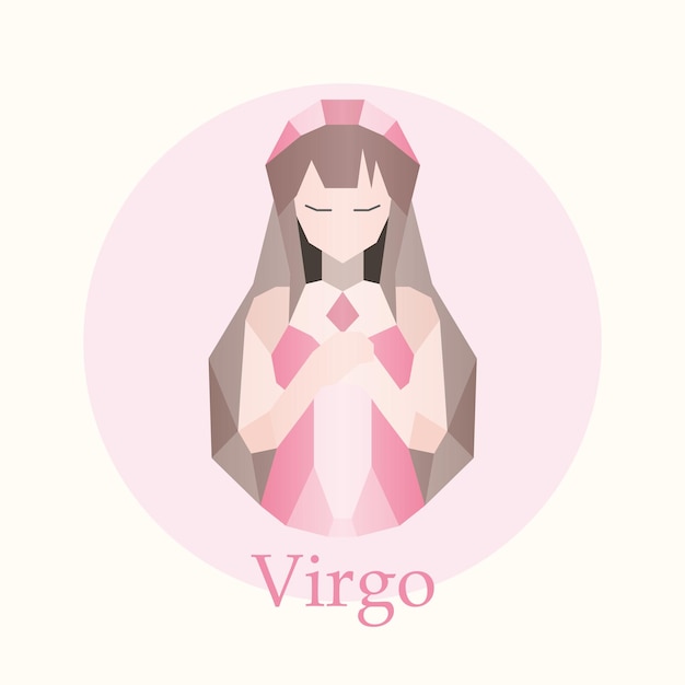 Premium Vector | Virgo zodiac sign Premium Vector | Virgo zodiac sign