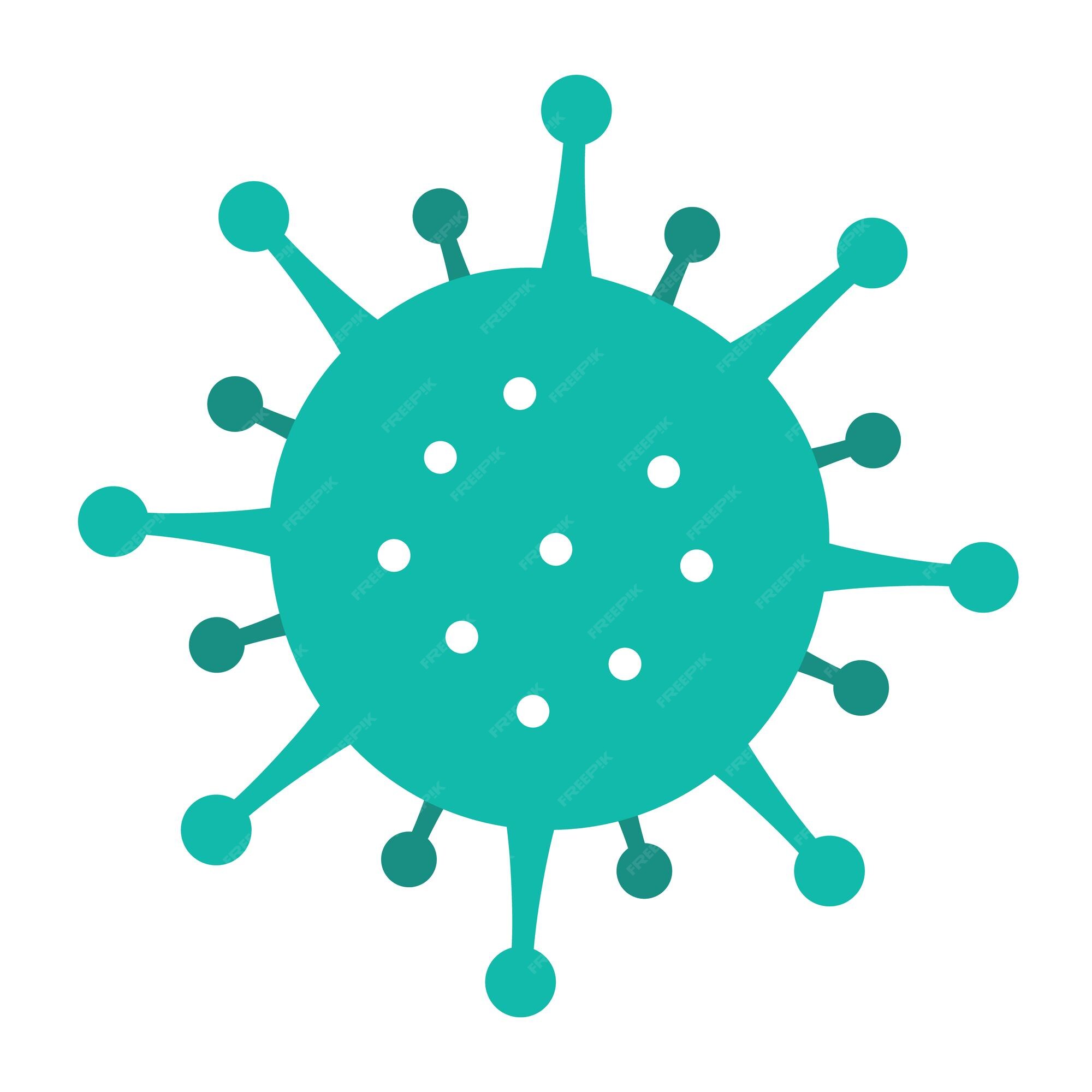 Premium Vector Virus Bacteria Bacterial Germs Icon