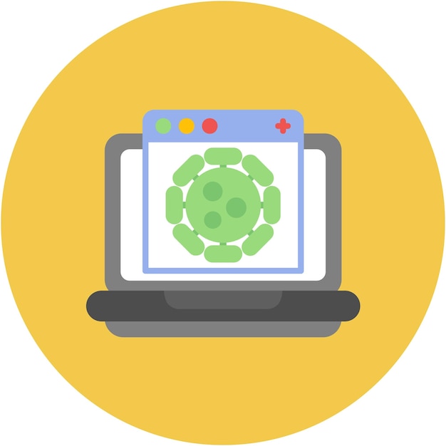 Premium Vector | Virus detection vector illustration style Premium Vector | Virus detection vector illustration style