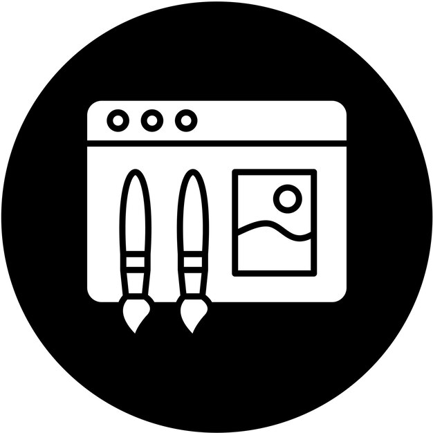 Premium Vector | Visual Design Icon Style Premium Vector | Visual Design Icon Style