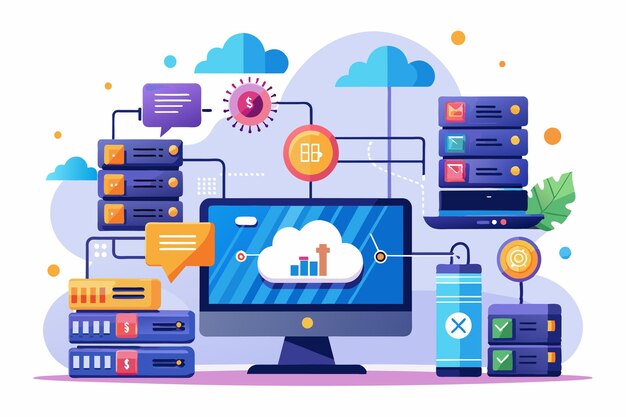 Computational System Vectors & Illustrations for Free Download | Freepik