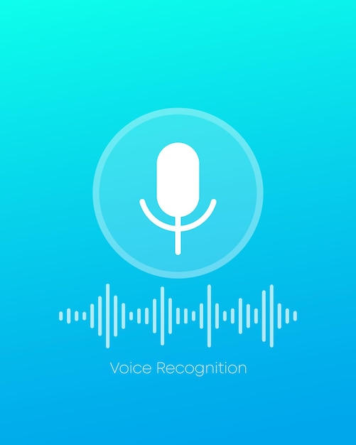 Premium Vector | Voice and audio recognition vector design Premium Vector | Voice and audio recognition vector design