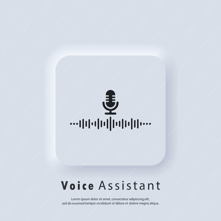 Premium Vector | Voice recognition icon. ai personal assistant and ...