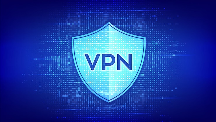 Premium Vector Vpn Virtual Private Network Icon Made With Binary Code