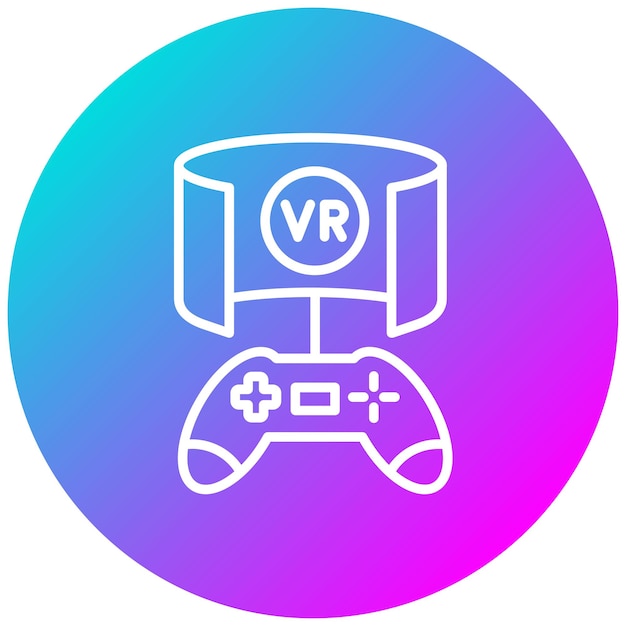 Premium Vector | Vr Game Vector Illustration Style Premium Vector | Vr Game Vector Illustration Style