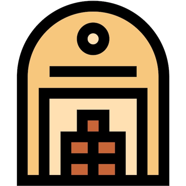 Premium Vector | Warehouse Vector Icon Design Illustration Premium Vector | Warehouse Vector Icon Design Illustration